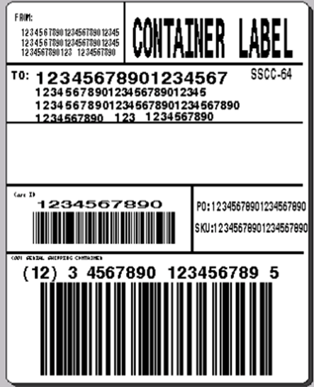 STD_SSCC_Container label